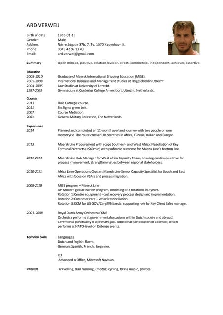 CV Combine - LinkedIn (2016) | PDF