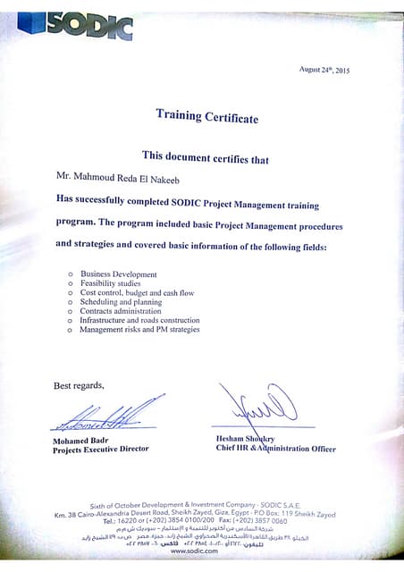 Wasco Certificate | PDF