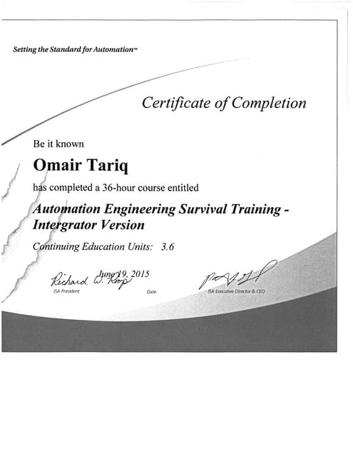 Training Certificate McSet & Evolice in Schneider Electric-Lyon | PDF