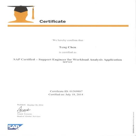 Certificate-Teng Chen