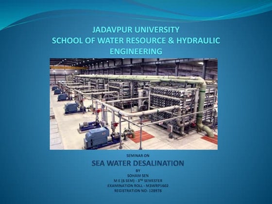 Desalination of sea water | PPT