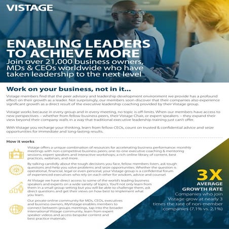 Steve Gilroy - Vistage Chair | PDF