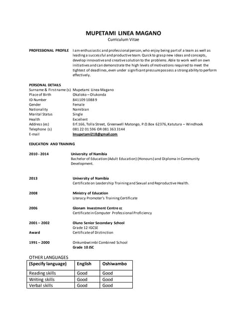 Abed CV 2016 | PDF