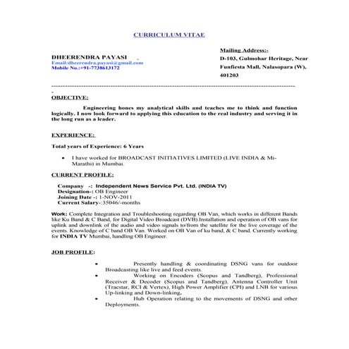 Ashwin Mishra updated cv | DOCX