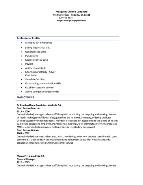 Job Resume | PDF