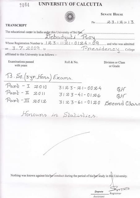 Education_M.Sc_Provisional Certificate and Degree | PDF