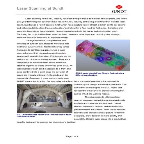 laser scanning surveying & 3d laser scanning services | PDF