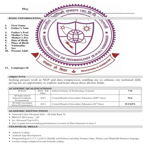 CV_College_Mayank | DOC