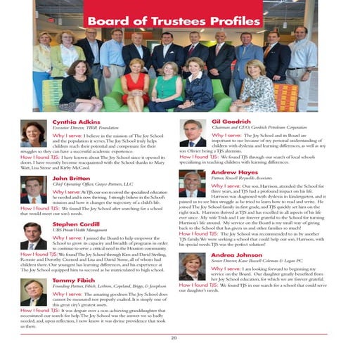 Board of Trustees Profiles | PDF