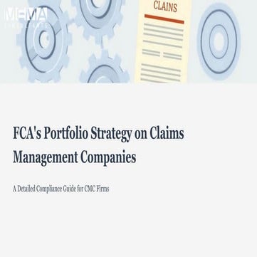 Claims Management Companies & High-Cost Lenders: FCA Compliance ...
