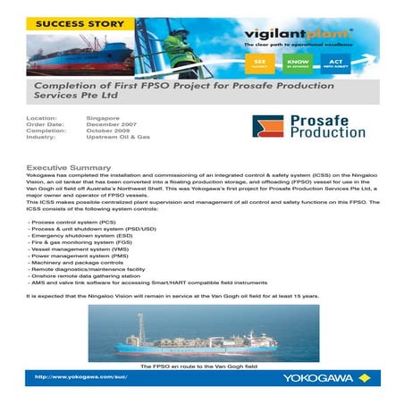 Fpso – general overview of conversion & topside process description ...