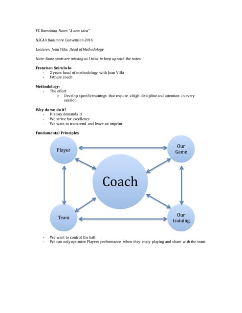 How to do football match analysis | DOC