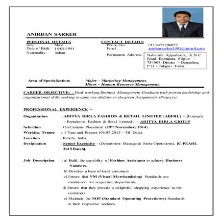 ANIRBAN SARKER C.V. UPDATED | DOCX