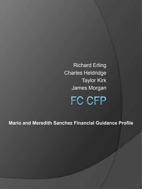 Money Management | PPT | Home Financing | Personal Debt