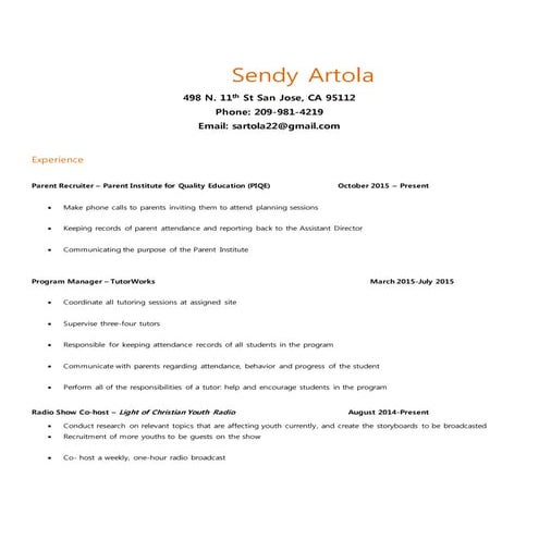 Ahern.Maria_Resume | PDF