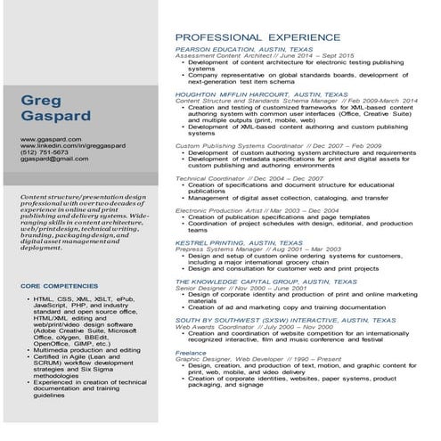 Greg Gaspard presentations