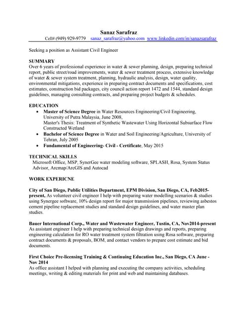 Sahar Shirani- Resume | PDF