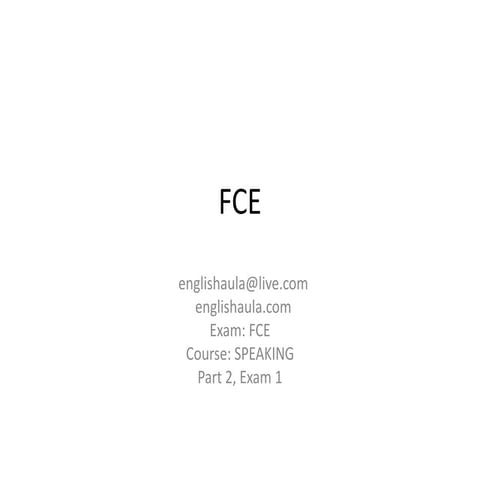 Fce | PPT