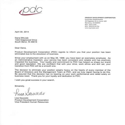 1 PDC Letter of Reference | PDF