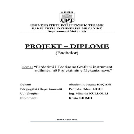 Tema e Diplomes- Version përfundimtar | PDF