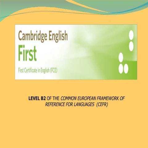 Fce exam format | PPT