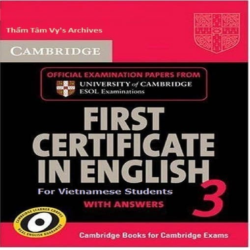 Fce practice test (book 3) | PDF