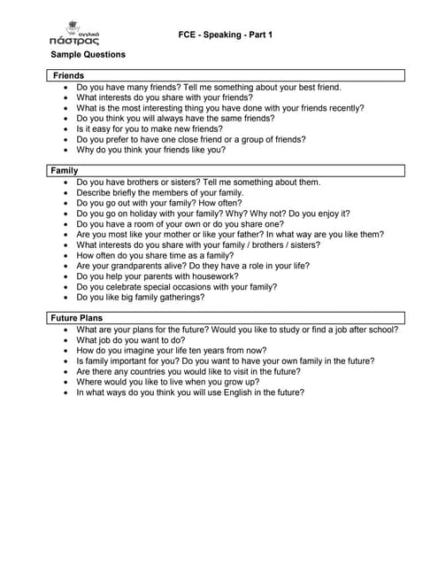 B2 speaking-topics | PDF