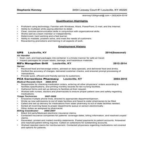 Stephanie+Kenney+Resume+Jan15 | PDF