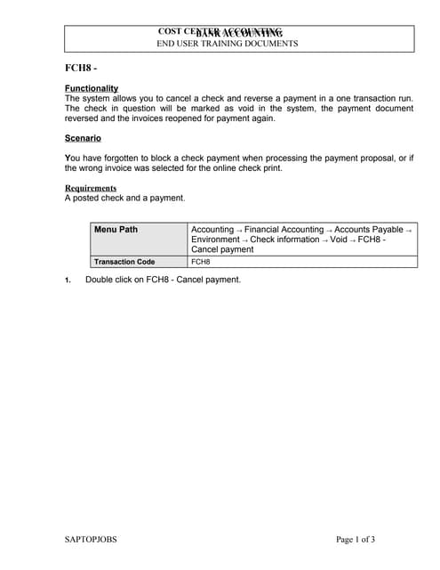 Fb08 how to reverse a document in sap t code | DOCX