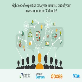 Right set of expertise catalyzes returns, out of your investment into ...