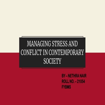 Sources of conflict | PPT