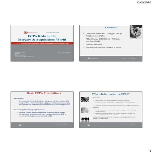 Fcpa Ma Slides Presentation Final V3 | PDF