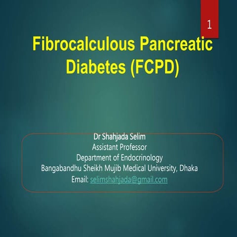 FCPD by Dr Shahjada Seim | PPTX