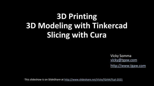 Tinker cad intro | PPTX | Computing | Technology & Computing