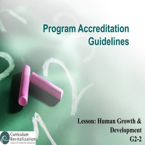 PROGRAM ACCREDITATION GUIDELINES POWERPOINT | PPT