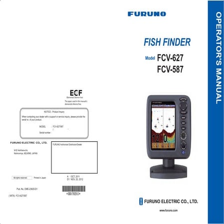 operators manual Furuno FCV 627.pdf