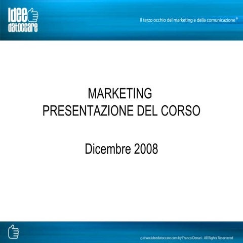 Fd Corso Mkt Presentazione | PPT