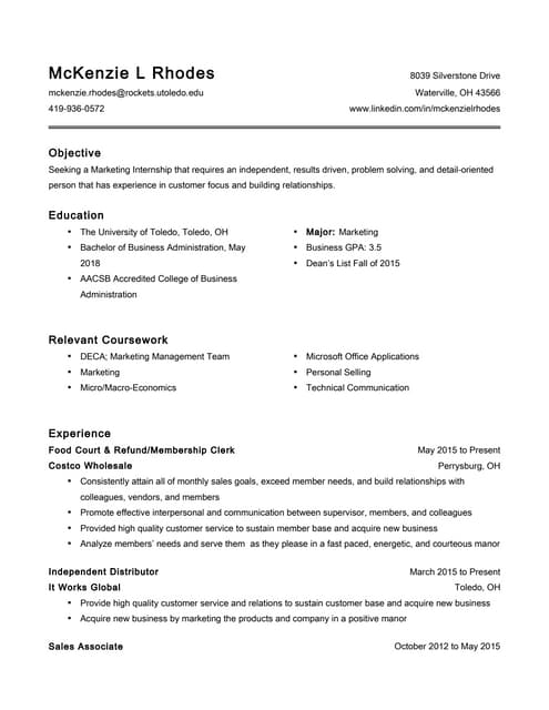 Evan resume | DOCX