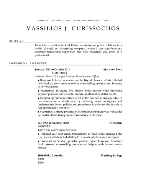 Sabina clarke resume | DOC