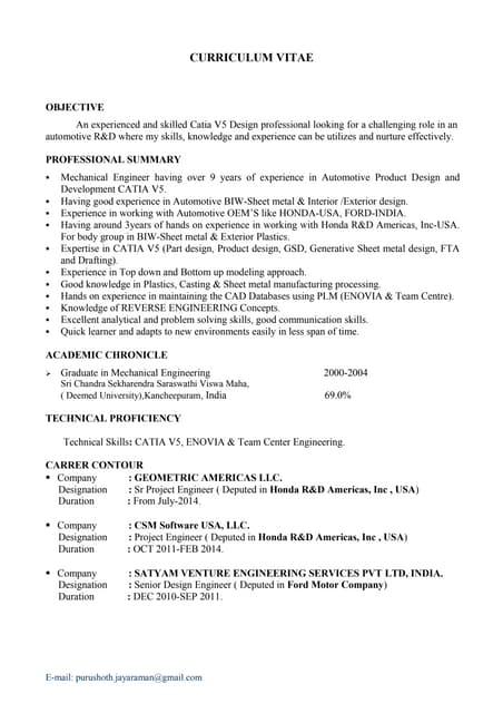 My Resume (Facade Designer) | PDF