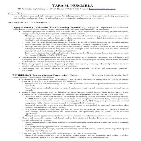 Sarah Onion Resume | DOCX