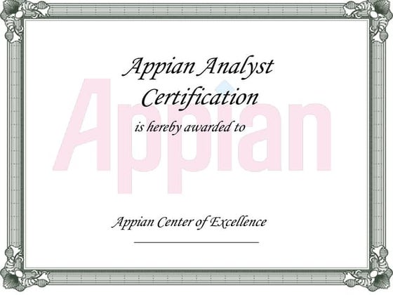Appian Designer Certified | PPT