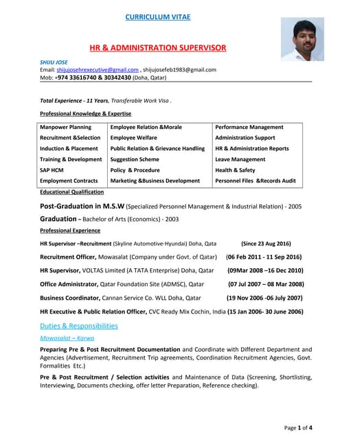 Shahid CV- 2016 | DOCX