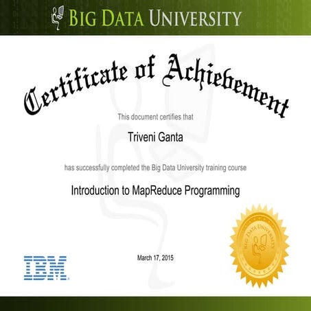 Introduction To Mapreduce Programming Ppt
