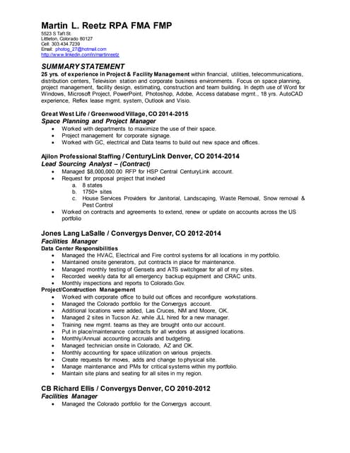Resume Matrix | PPT