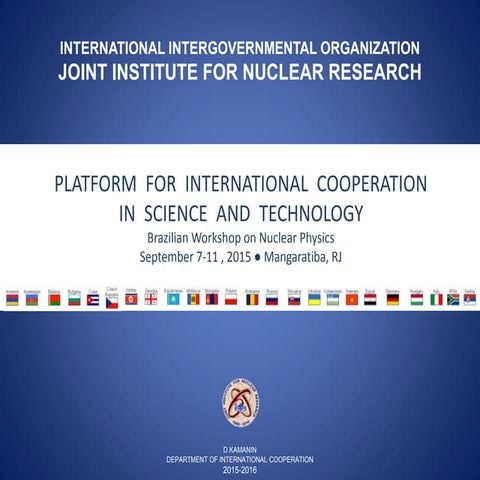 JINR_the beginning | PPTX