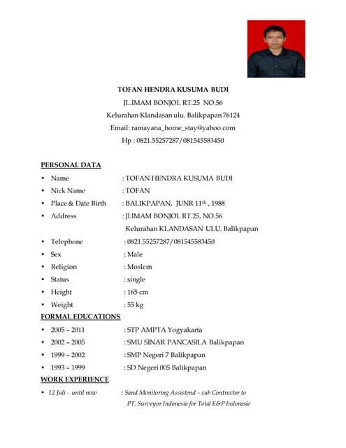 CURRICULUM VITAE OF EDDY TSENG | PDF