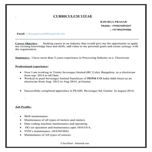 Manish Kumar Resume | DOCX