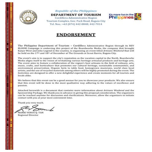 DOT ENDORSEMENT LETTER (1) | PDF