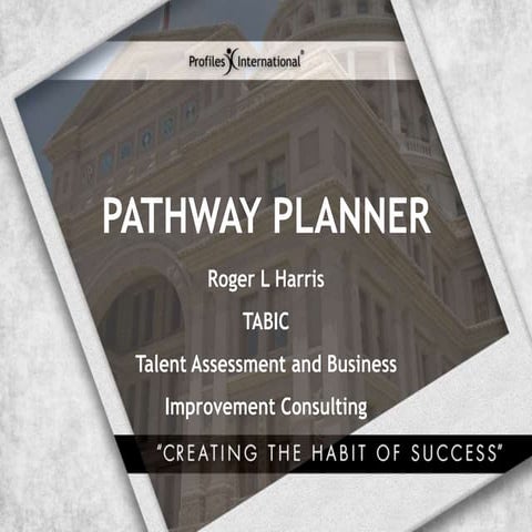 Pathway Planner RHarris | PPT